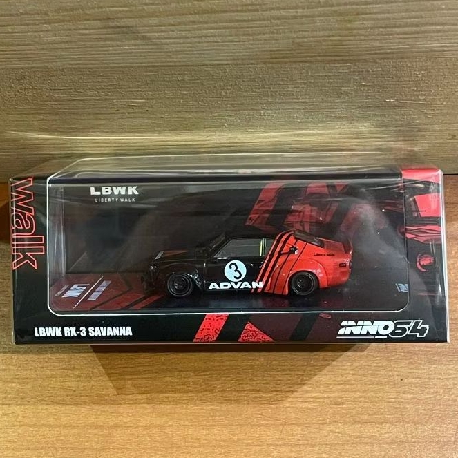 Jual INNO 64 LBWK MAZDA RX3 SAVANNA "ADVAN LIVERY" INNO64 | Shopee ...