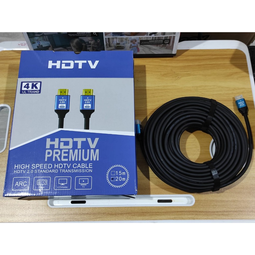 Jual Kabel HDMI 4K Ultra HD 20 Meter HDTV Premium HDMI 4K 20 Meter ...