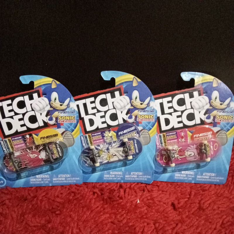 Jual finesse tech deck sonic the hedgehog series | Shopee Indonesia