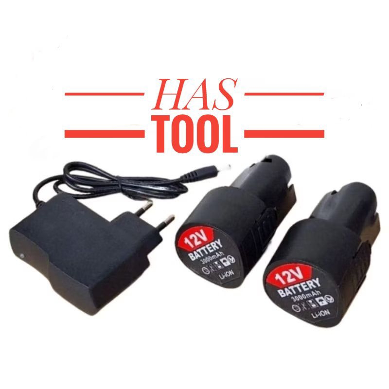 Jual BATERAI 12V 3000MAH BATRE BATTERY BOR CORDLESS 12 VOLT JLD ...