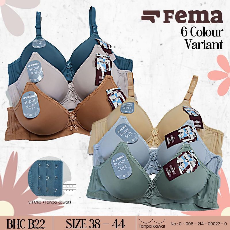 Jual BRA BUSA FEMA B22 CUP B HAK 3 (1 PCS) | Shopee Indonesia