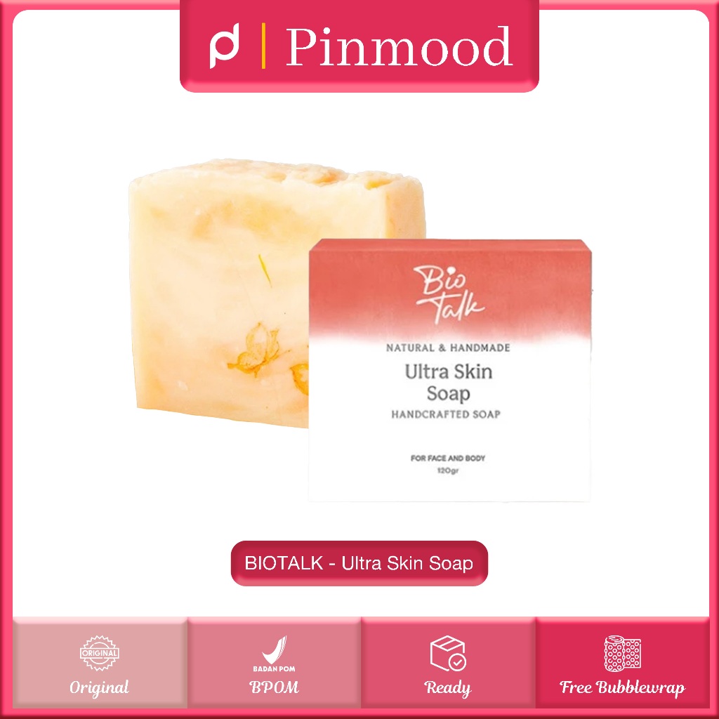 Jual BIOTALK - ULTRA SKIN BAR SOAP ( 120 g ) - Sabun Batang Mandi Mengandung Bahan Natural ...