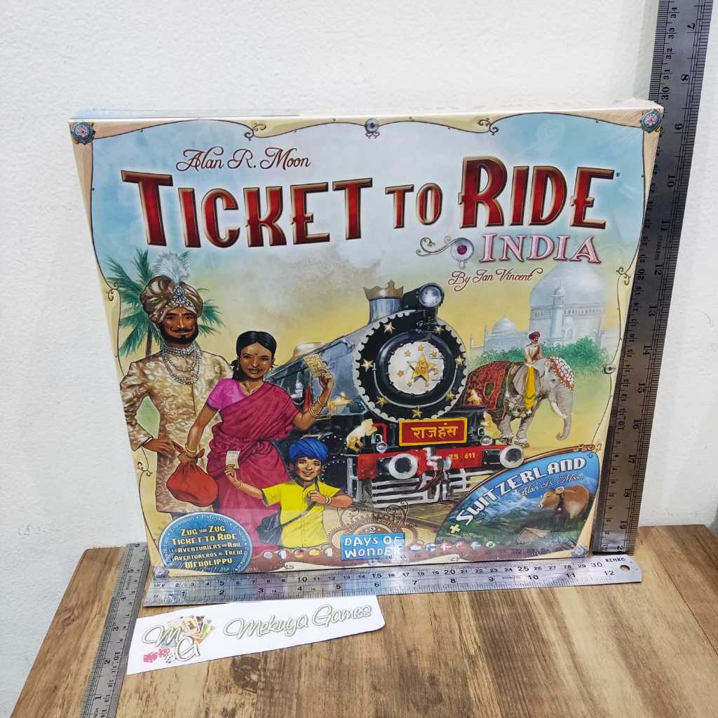 Jual Ticket to Ride Map Collection 2 India Switzerland Board Game ...