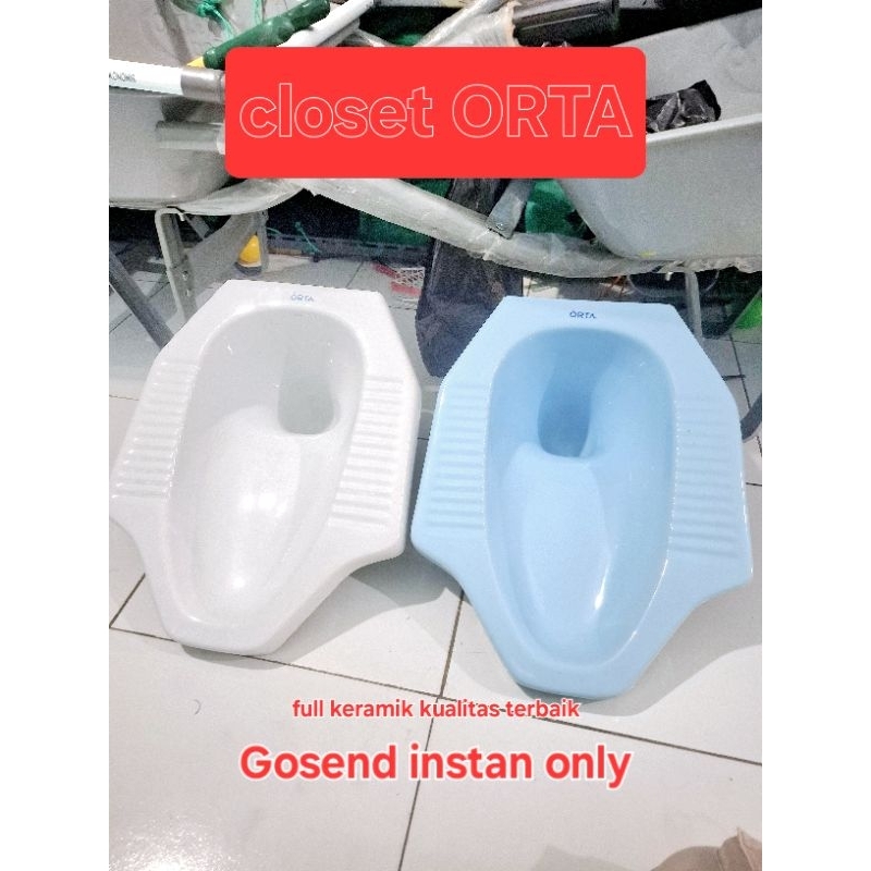 Jual closet jongkok merk ORTA full keramik | Shopee Indonesia