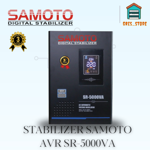 Jual Stabilizer SAMOTO AVR Stabilizer Relay Type SR5000 VA Relay ...