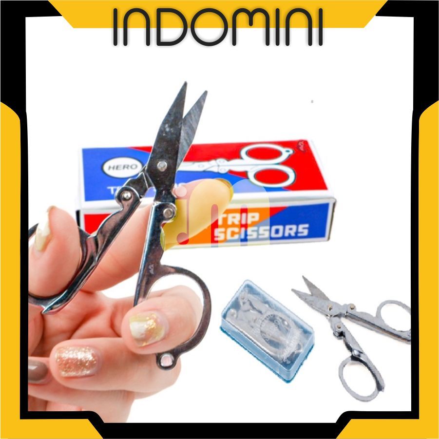 Jual INDOMINI GUNTING KECIL LIPAT SATUAN HERO TRIP SCISSORS Gunting ...