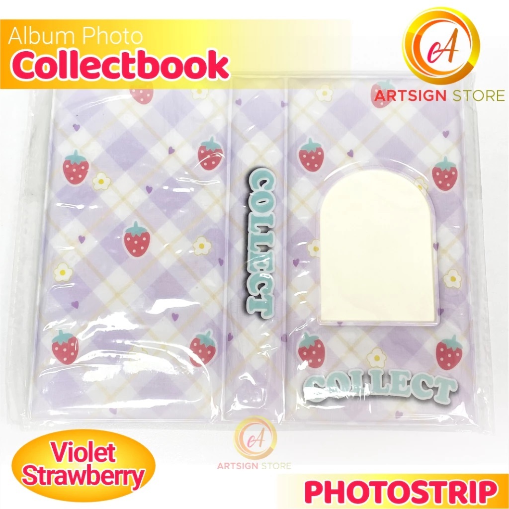 Jual Album Collectbook Photostrip Album Strip 40 Pockets Colorful Kpop ...