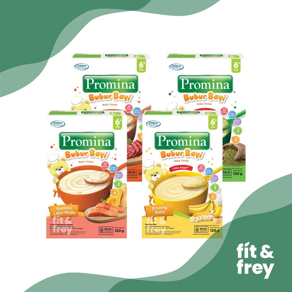 Jual PROMINA Bubur Bayi 6+ Pisang Susu / Ayam Brokoli / Sapi Wortel ...