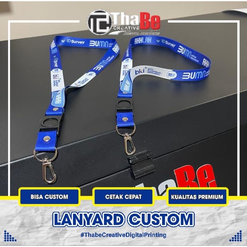 Jual Lanyard Custom, Tali Id card Custom Printing Sublim | Shopee Indonesia