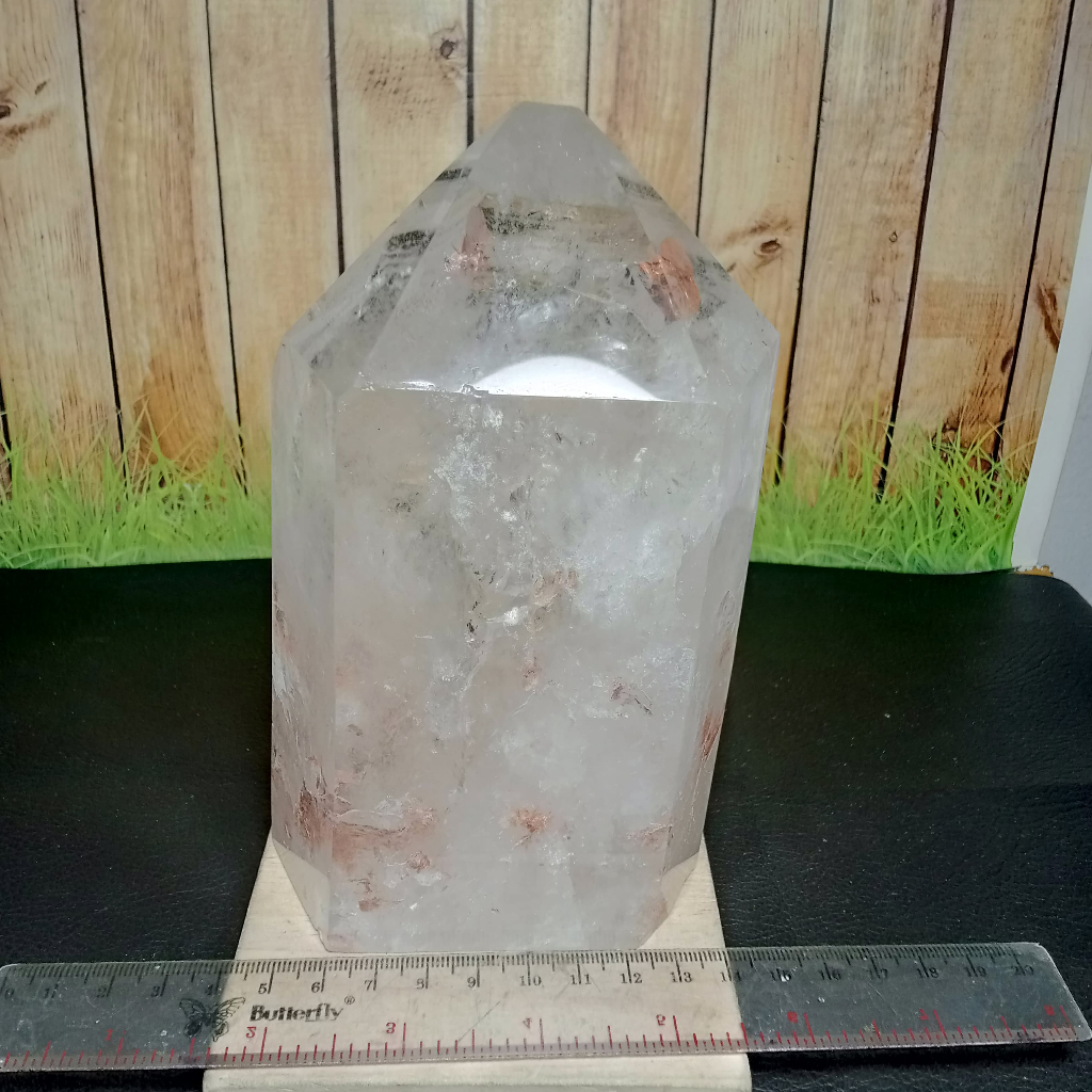 Jual Batu Kristal Tower Natural Clear Quartz Big Pointer with inclusion ...