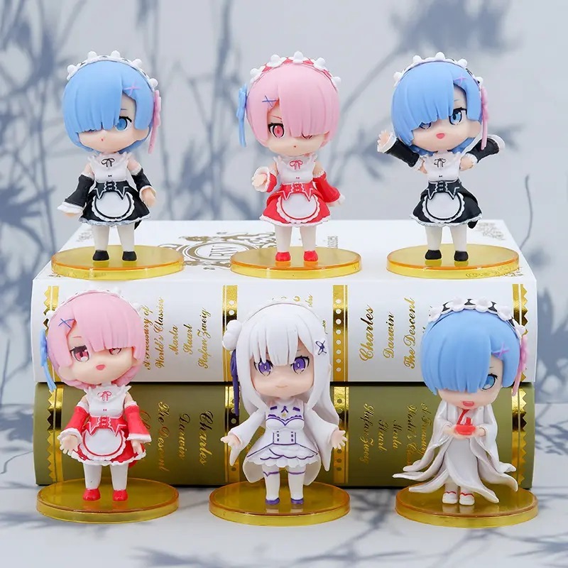 Jual Action Figure Re Zero kara Hajimeru Isekai Seikatsu Rem Ram Emilia ...