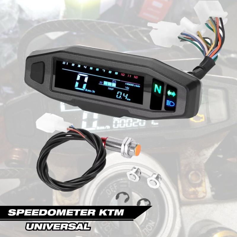 Jual ODOMETER SPEEDOMETER KILOMETER DIGITAL KOSO MINI SPEEDOMETER KTM SX KTM XC KTM | Shopee ...