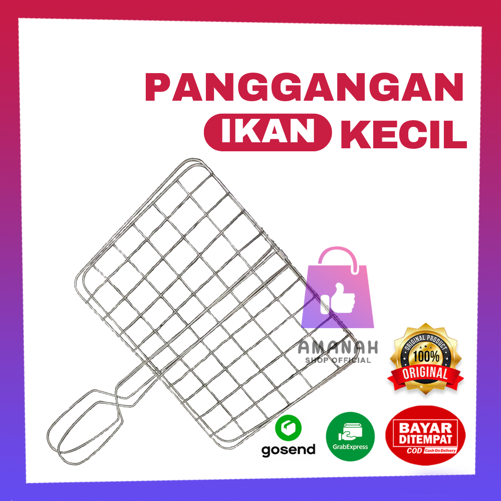 Jual Alat Bakar Bakaran Ikan Mini Tahan Panas Awet | Panggangan Ayam ...