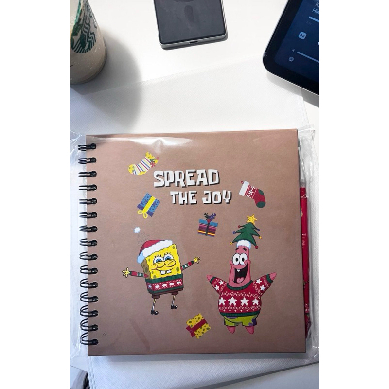 Jual Starbucks × SpongeBob Squarepants Notebook 2024 | Shopee Indonesia