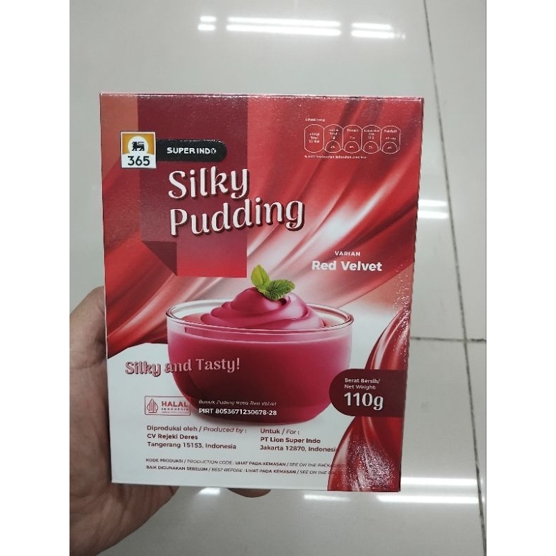 Jual 365 SILKY PUDDING 110 gram Red Velvet & Chocolate // Merk ...