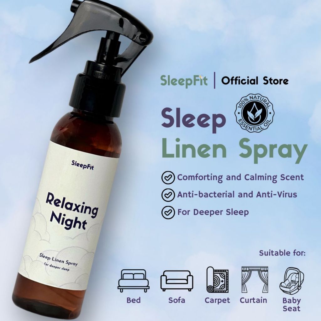 Jual SleepFit - Sleep Linen Spray Anti Bakteri & Tungau - Relaxing ...