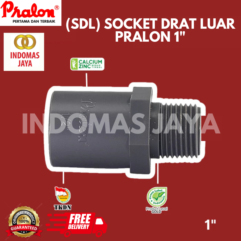 Jual Valve Socket 1 (Pralon) / SDL (Sock Drat Luar) | Shopee Indonesia