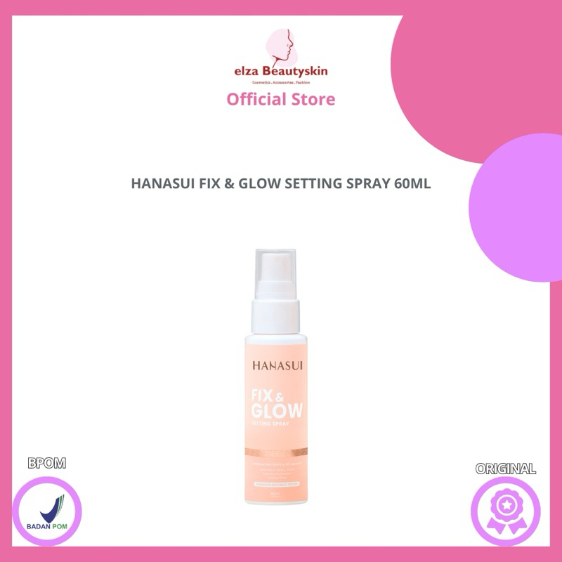 Jual HANASUI FIX & GLOW SETTING SPRAY 60 ML | Shopee Indonesia