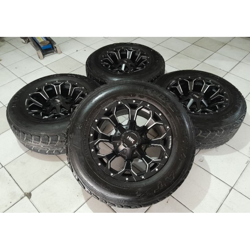 Jual Velg Mobil Bekas Off-Road HSR Goku Ring 16x8 Pcd 6x139,7 ÷ Ban At ...