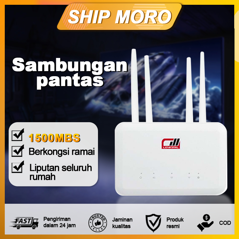 Jual Router WiFi 4G LTE Dukungan Kartu SIM Versi Unlocked Kecepatan ...