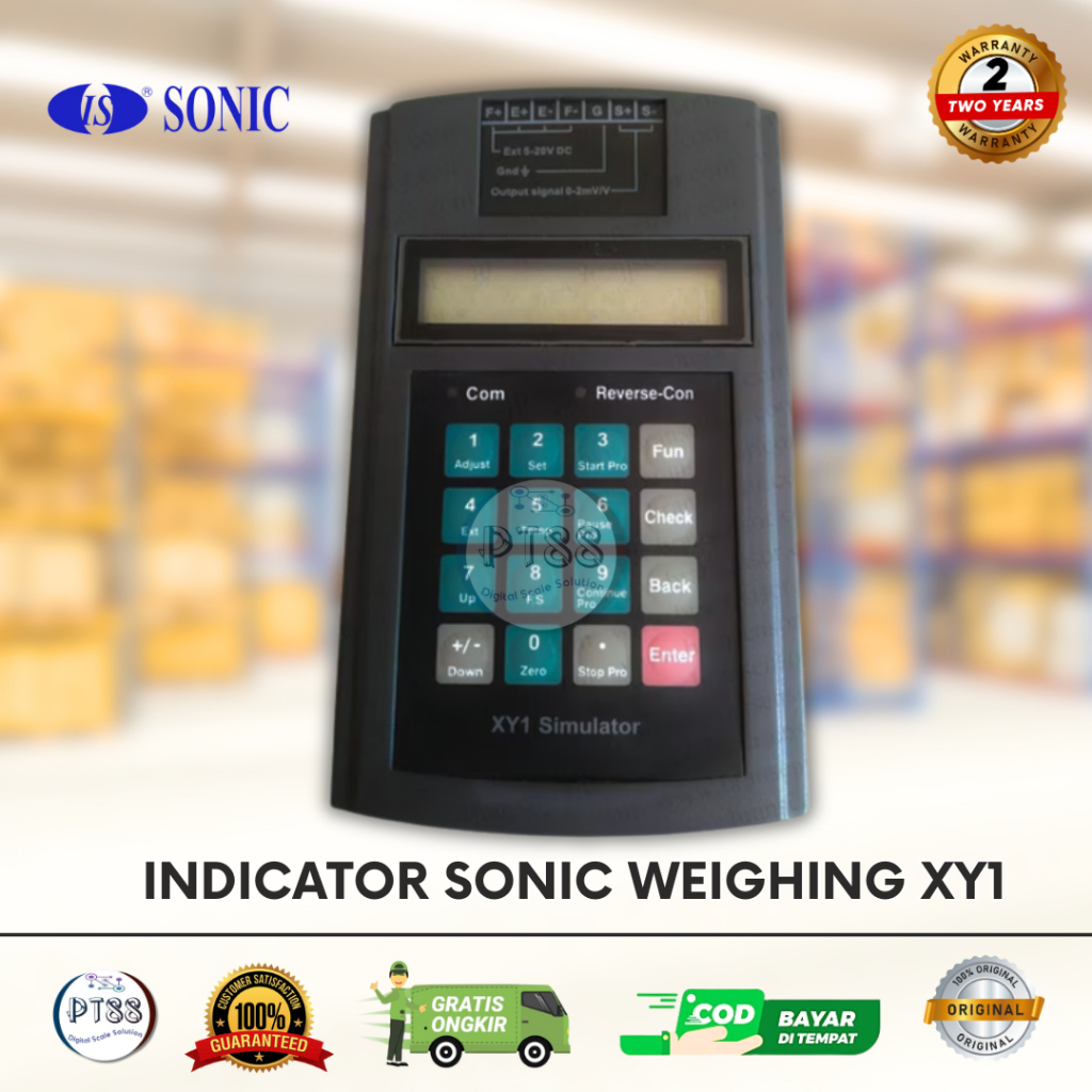 Jual Indicator Timbangan Merk SONIC -Weighing XY1 Simulator / Indikator ...
