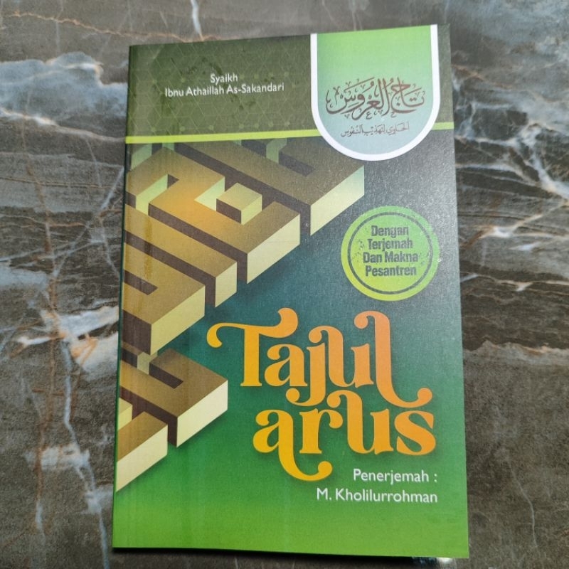 Jual terjemah tajul arus 3 bahasa ukuran SAKU lengkap dengan makna pesantren petuk kwagean pegon ...