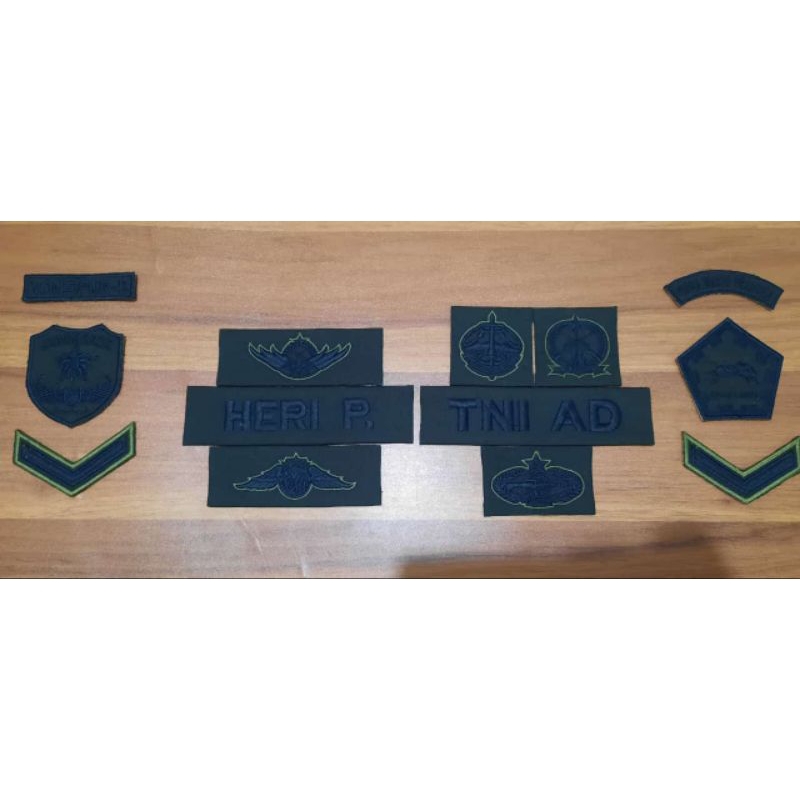 Jual papan nama pdl TNI ad full hitam gelap mika,perkeras,biasa,mika timbul | Shopee Indonesia