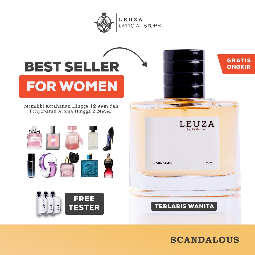 Jual Parfum Wanita Tahan Lama Aroma Fresh BEST SELLER WOMAN | Farfum ...