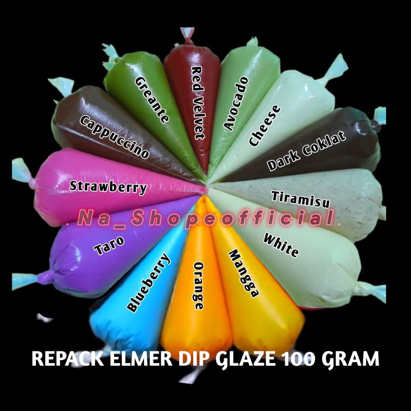 Jual Extra Coklat Elmer Dip Glaze 100 Gram All Varian Rasa Termurah ...