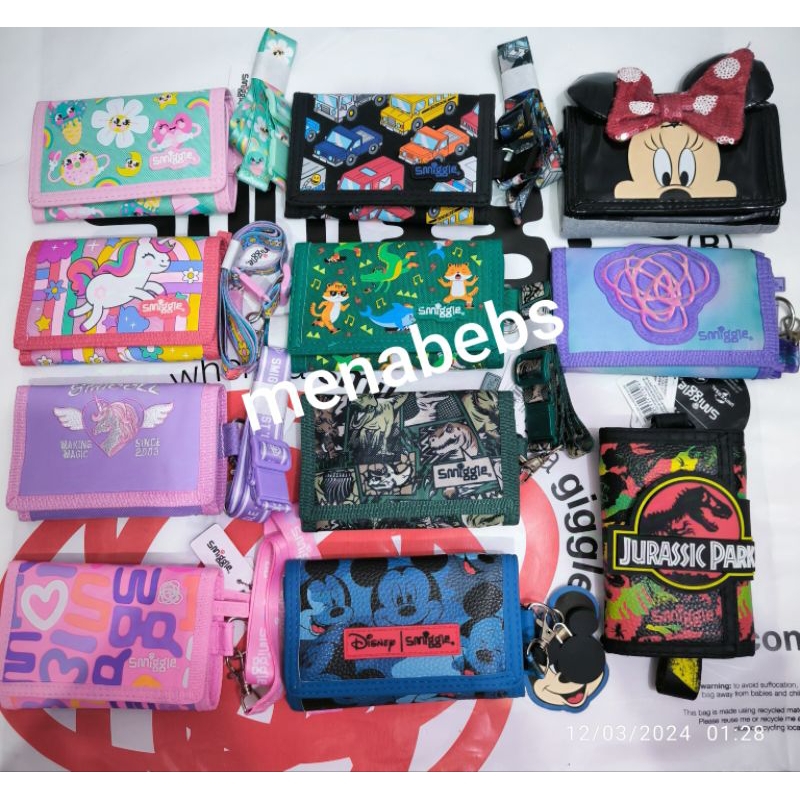 Jual Smiggle Wallet with Lanyard original / dompet SALE Unicorn ...