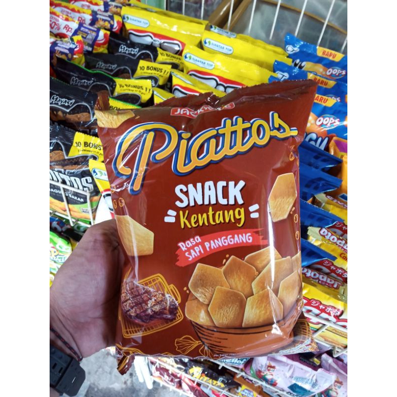 Jual piattos snack kentang sapi panggang 68 gram | Shopee Indonesia