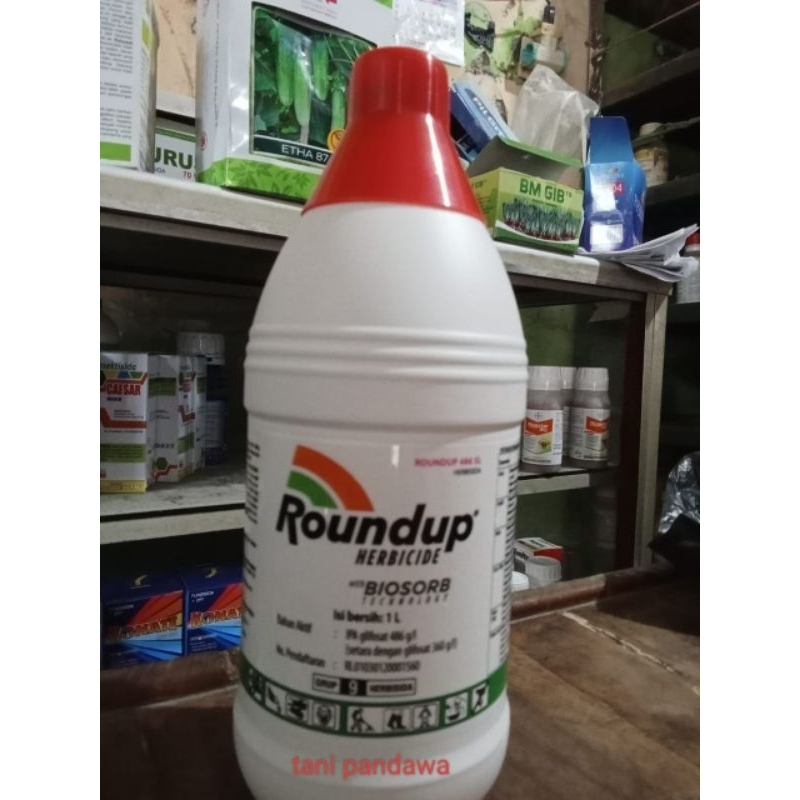 Jual Herbisida ROUNDUP 486 SL Pengendali gulma dan rumput liar kemasan ...