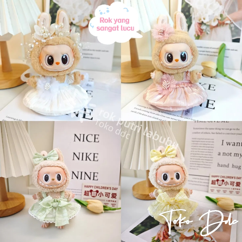 Jual 【Toko ddc】READY|rok boneka labubu| baju untuk labubu | Labubu baju ...
