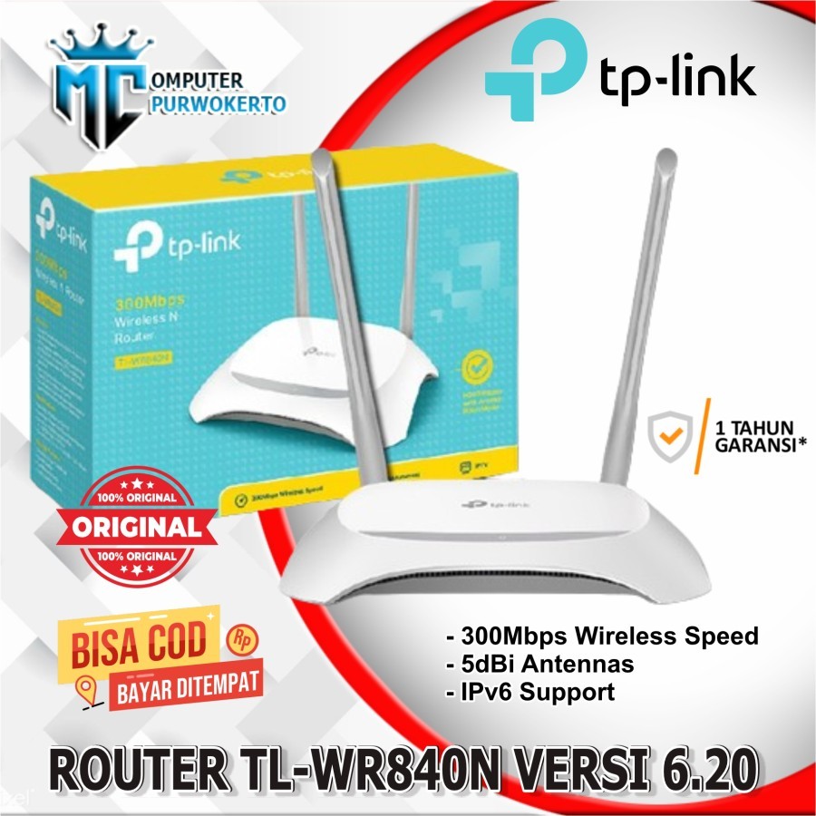 Jual Wifi Extender TP Link TL WR840N Wireless Router / Tplink TL WR840N | Shopee Indonesia