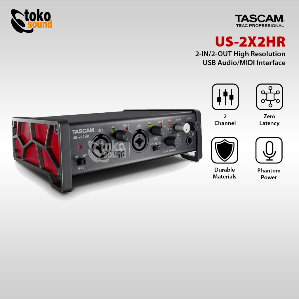 Jual TASCAM US 2x2 (USB AUDIO INTERFACE) | Shopee Indonesia
