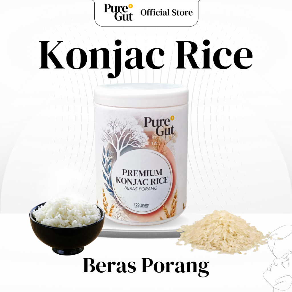 Jual PureGut Premium Konjac Rice Beras Porang | Shopee Indonesia