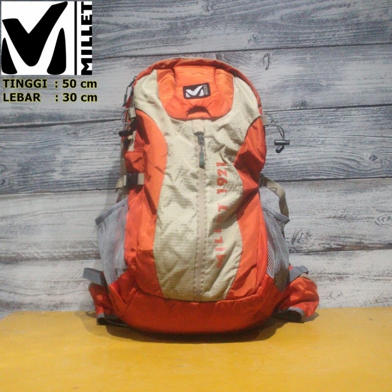 Jual tas daypack millet orange | Shopee Indonesia