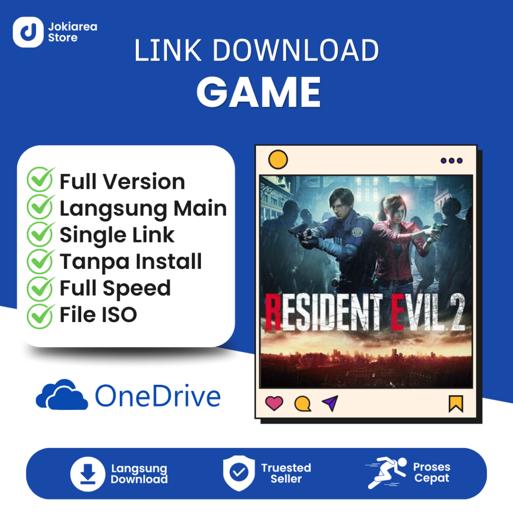 Jual RESIDENT EVIL 2 REMAKE | FULL VERSION PC LAPTOP | LINK DOWNLOAD | Shopee Indonesia
