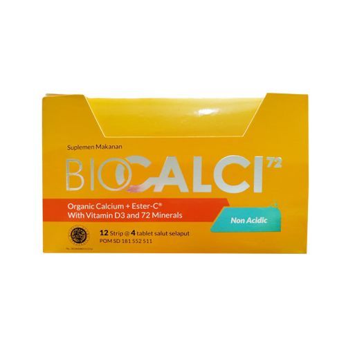 Jual Biocalci-72 (Box) 48's tablet Konimex - Kalsium / Ester C ...