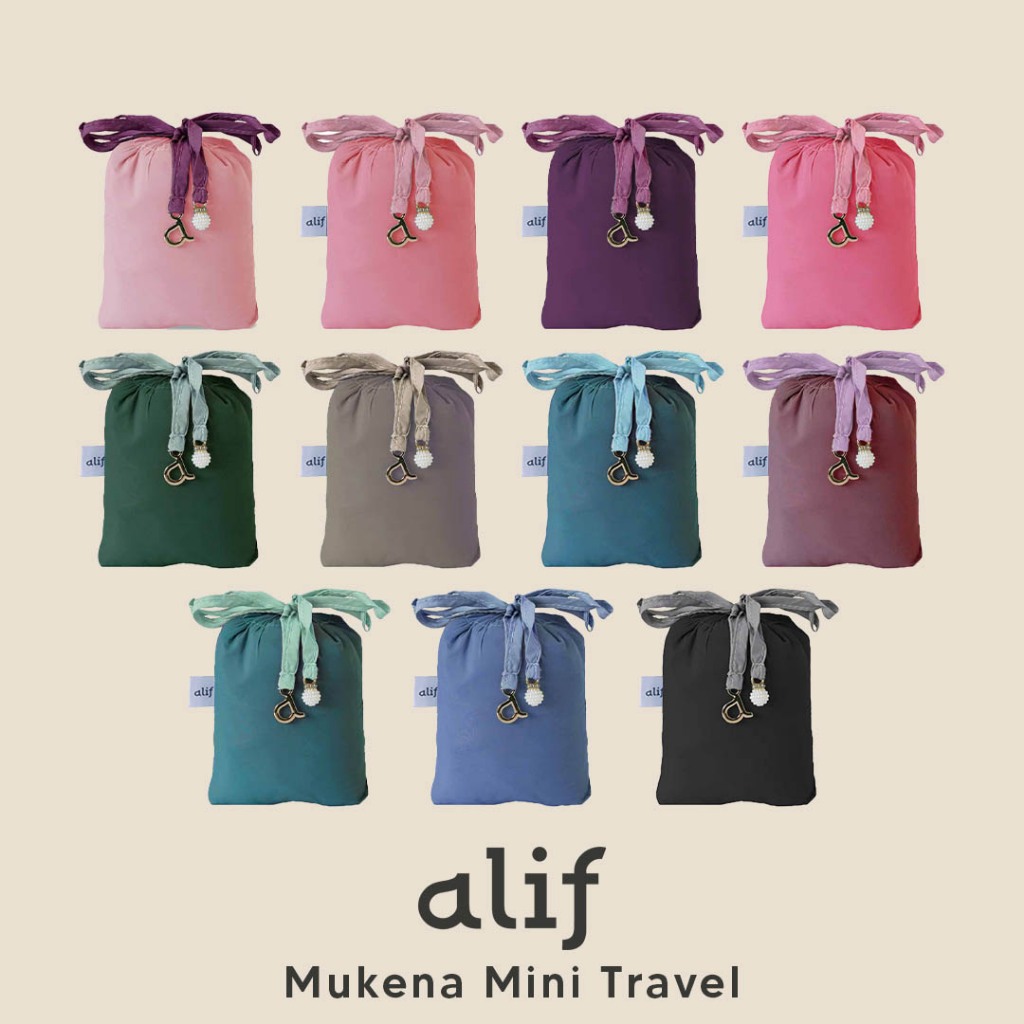 Jual Alif Modern Wear - Two Tone Lumiere Drop II Mukena Mini Parasut ...