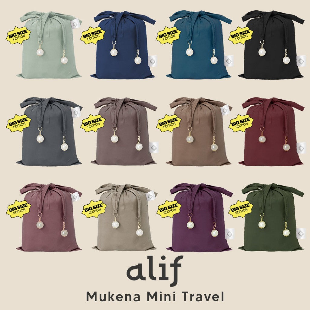 Jual Alif Modern Wear - New Colorway Big Size Collection Mukena Mini ...