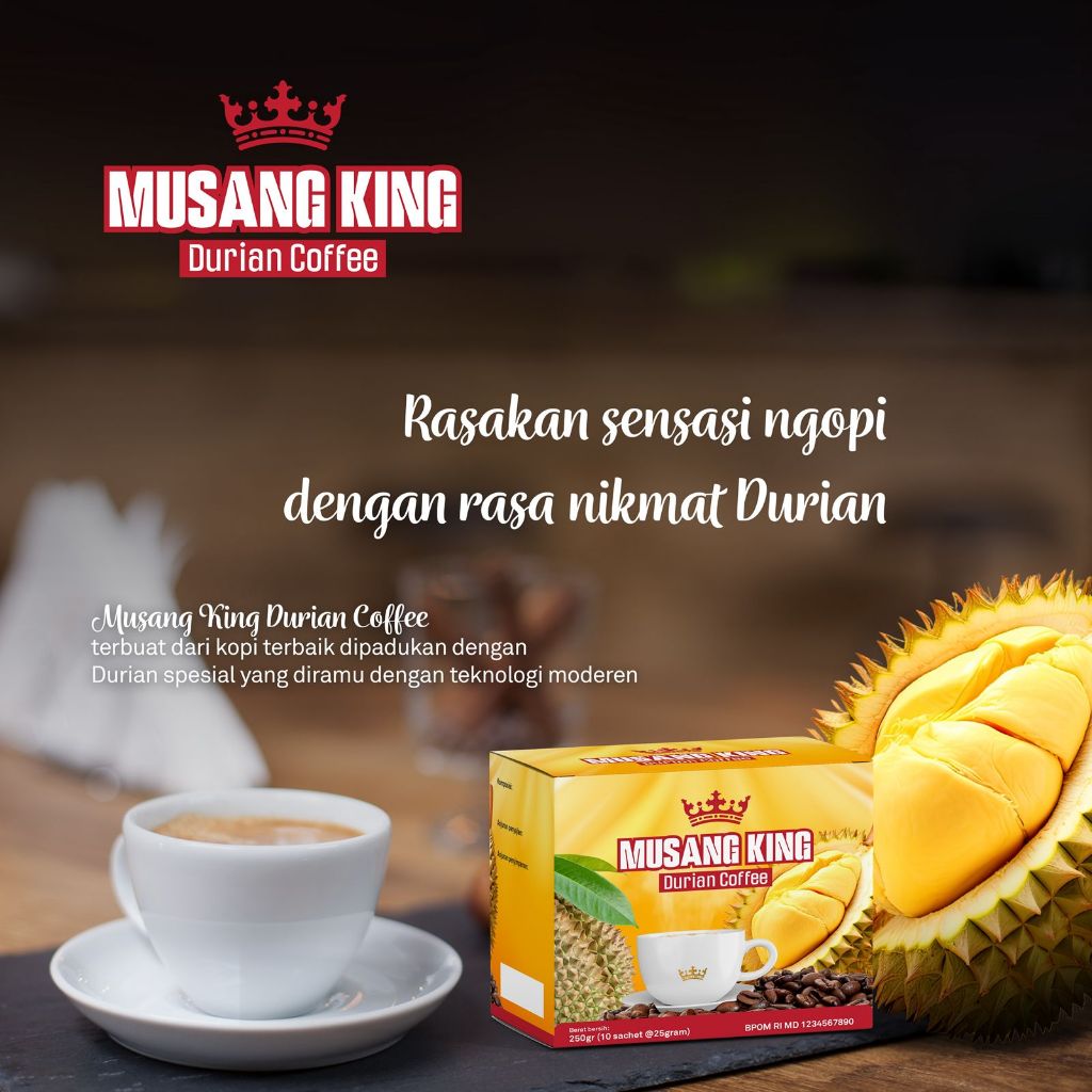 Jual MUSANG KING DURIAN COFFEE MALAYSIA/KOPI DUREN/KOPI DURIAN | Shopee ...