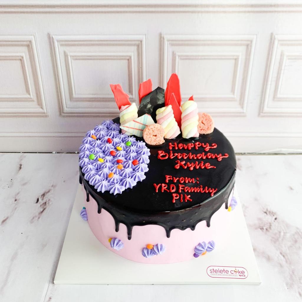 Jual Kue Ulang Tahun/Birthday Cake/Kue Ultah Tema Classic Pink/Kue birthday Jakarta/Classic ...