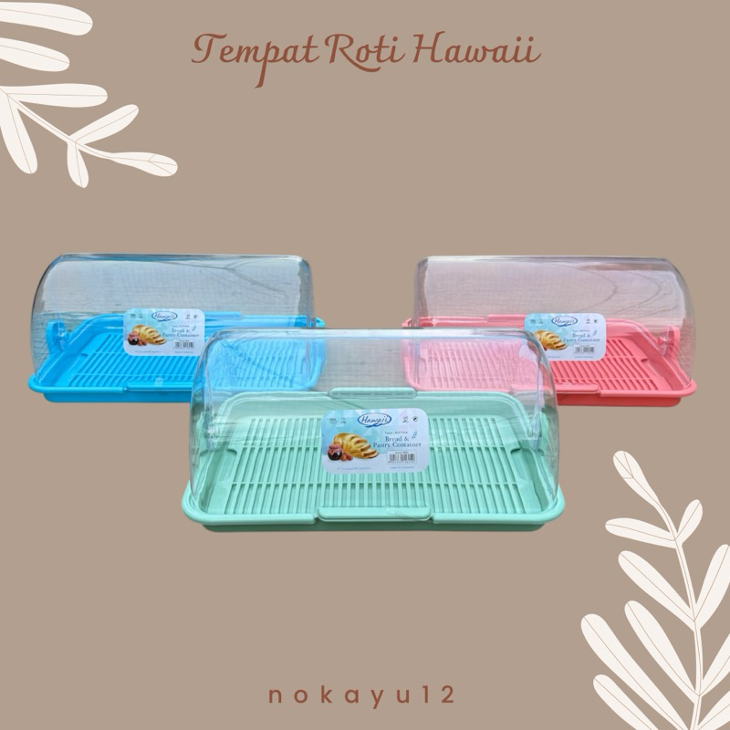 Jual TEMPAT ROTINA XL HAWAII 5804 / TEMPAT PENYIMPANAN KUE ROTI TAWAR ...