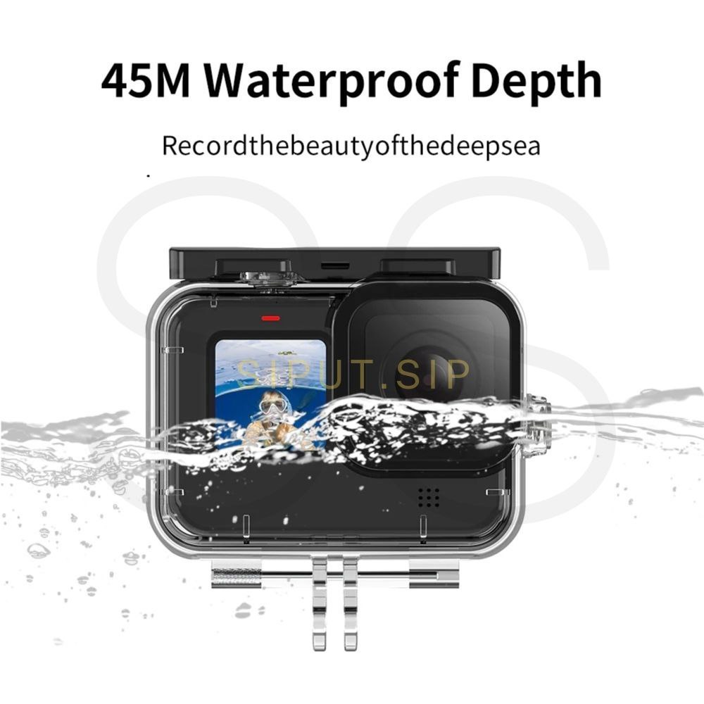 Jual TELESIN Underwater Waterproof Case 45M for Casing Tahan Air GoPro Hero 12 / 11 / 10 / 9 ...