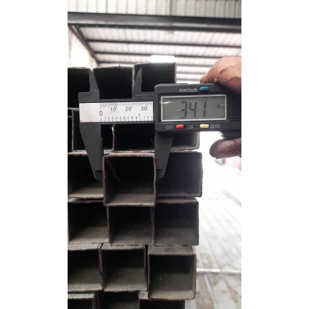 Jual BESI HOLLOW GALVANIS 35 x 35 ( 40 x 40 bc ) 0.8mm 1.0mm 1.2mm 1 ...