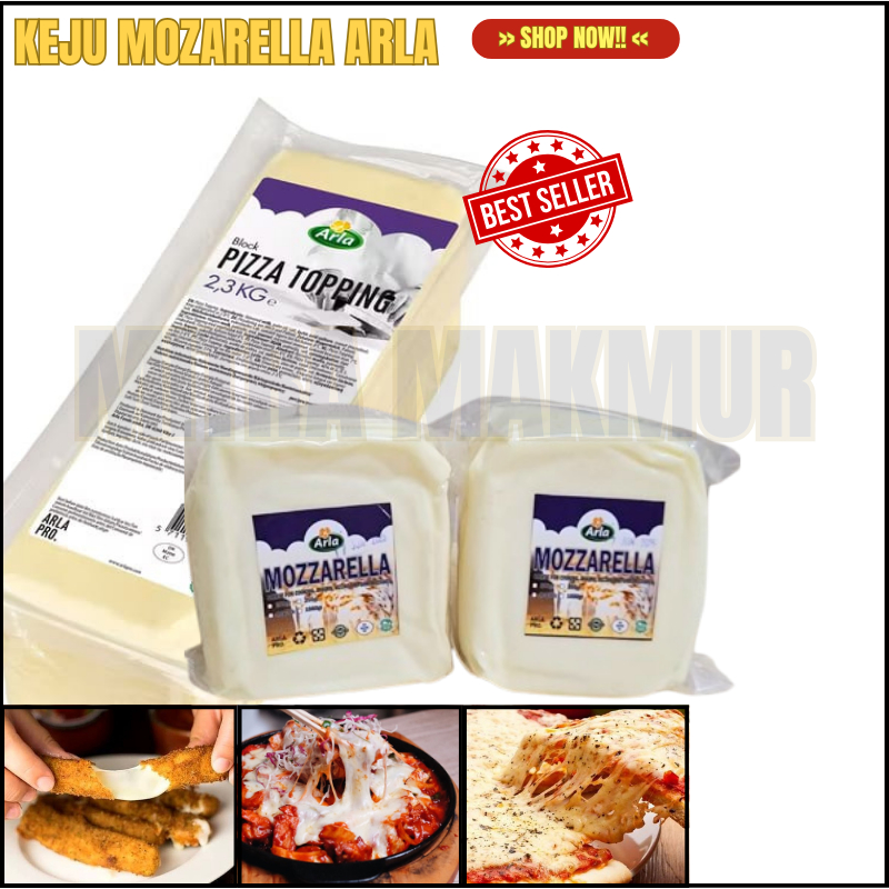 Jual Keju Mozarella Arla 500 gr (HALAL) | Shopee Indonesia