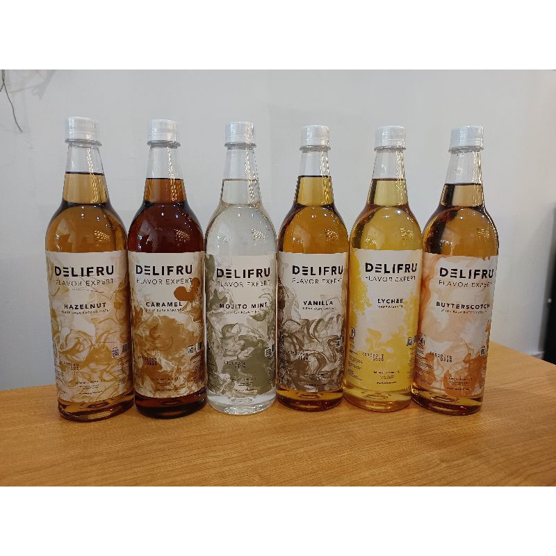 Jual syrup delifru all varian 1 Liter | Shopee Indonesia