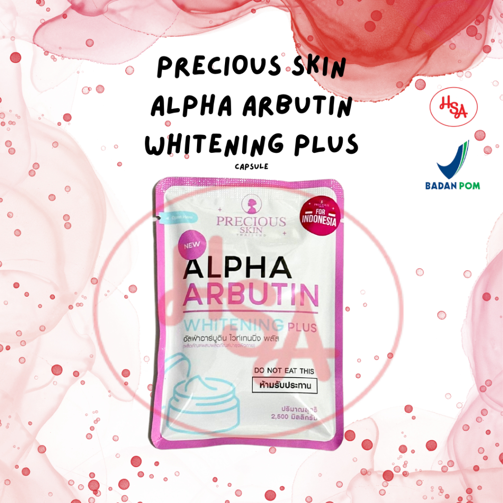 Jual Precious Skin Thailand Alpha Arbutin Whitening Plus / Powder ...