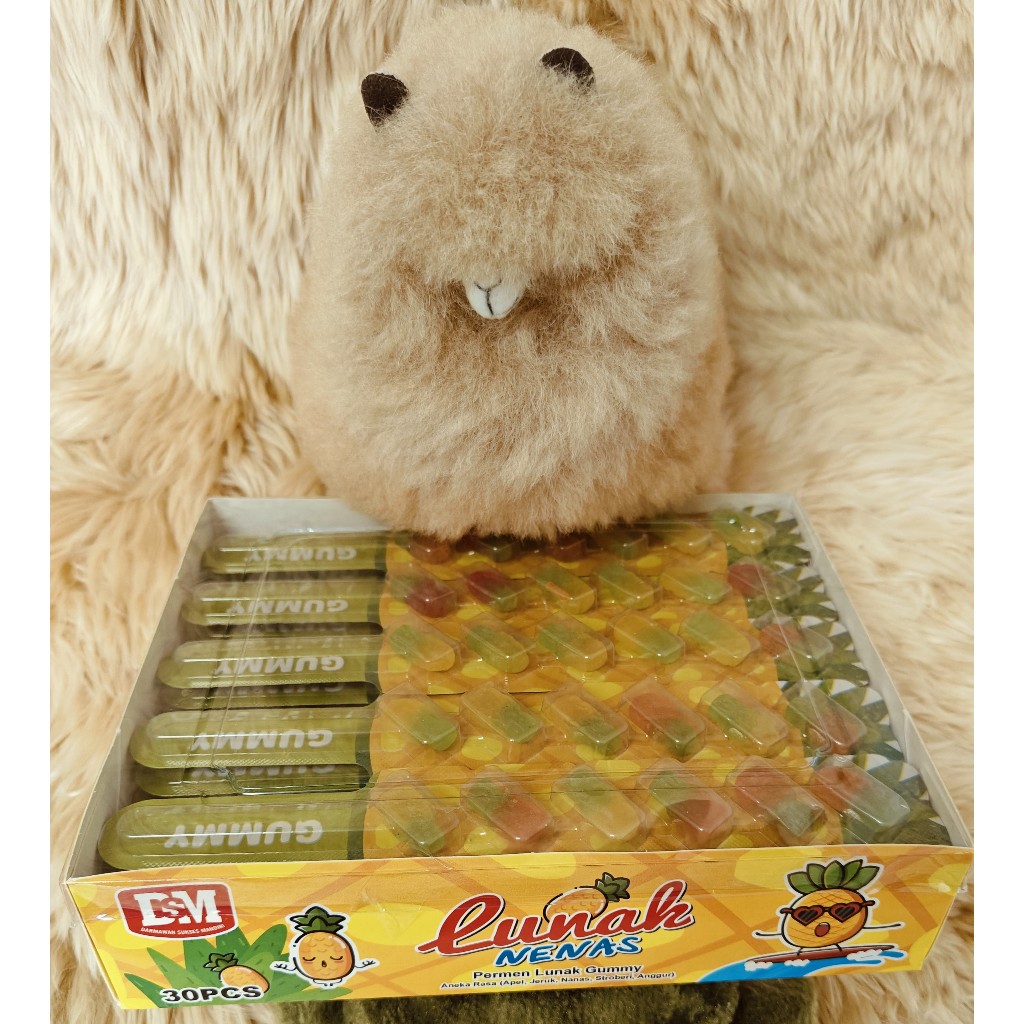 Jual DSM Permen Lunak Gummy Bentuk Nanas 30Pcs | Shopee Indonesia